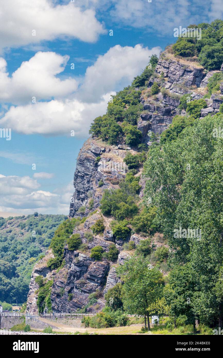 Rhine River, Germany. The Lorelei Stock Photo - Alamy