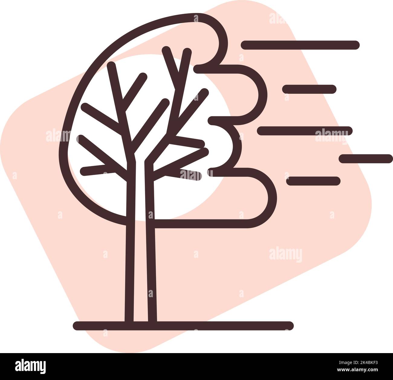 Disaster storm, illustration, vector on white background Stock Vector ...