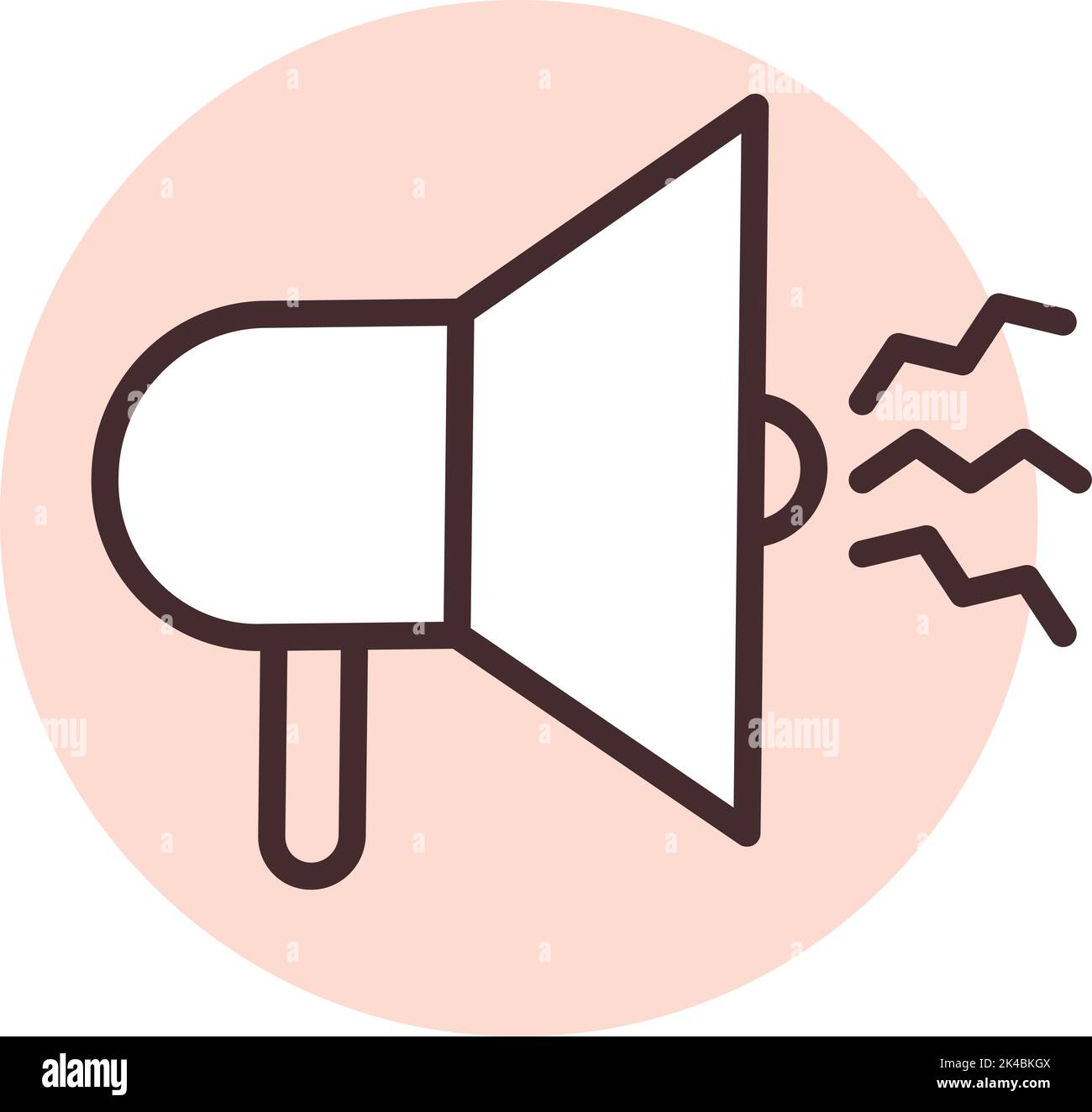 Disaster noise, illustration, vector on white background Stock Vector ...