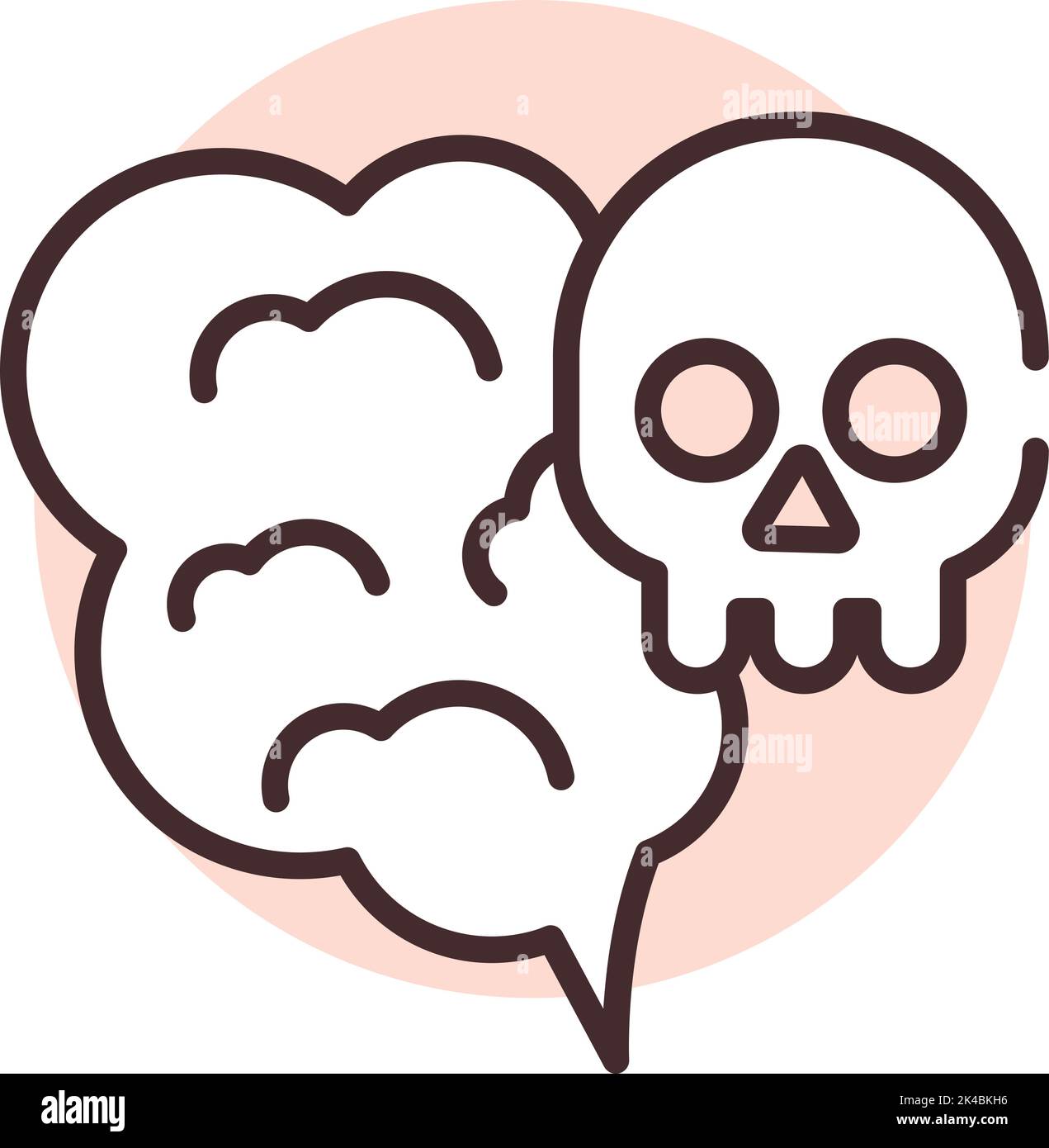 Disaster toxic gas, illustration, vector on white background Stock ...