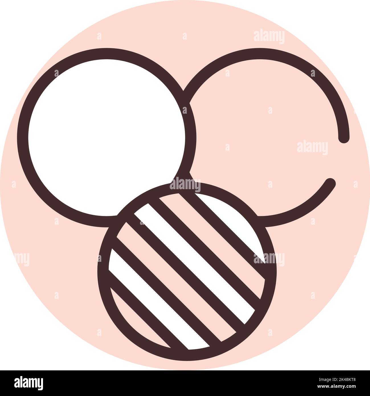 Graphic design color effect, illustration, vector on white background ...