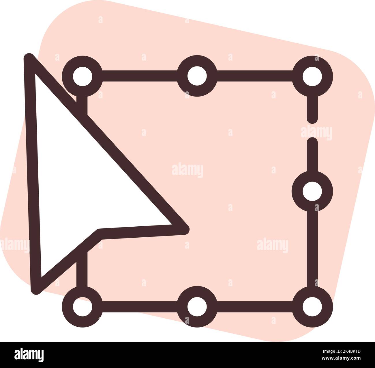 Graphic design transform, illustration, vector on white background ...