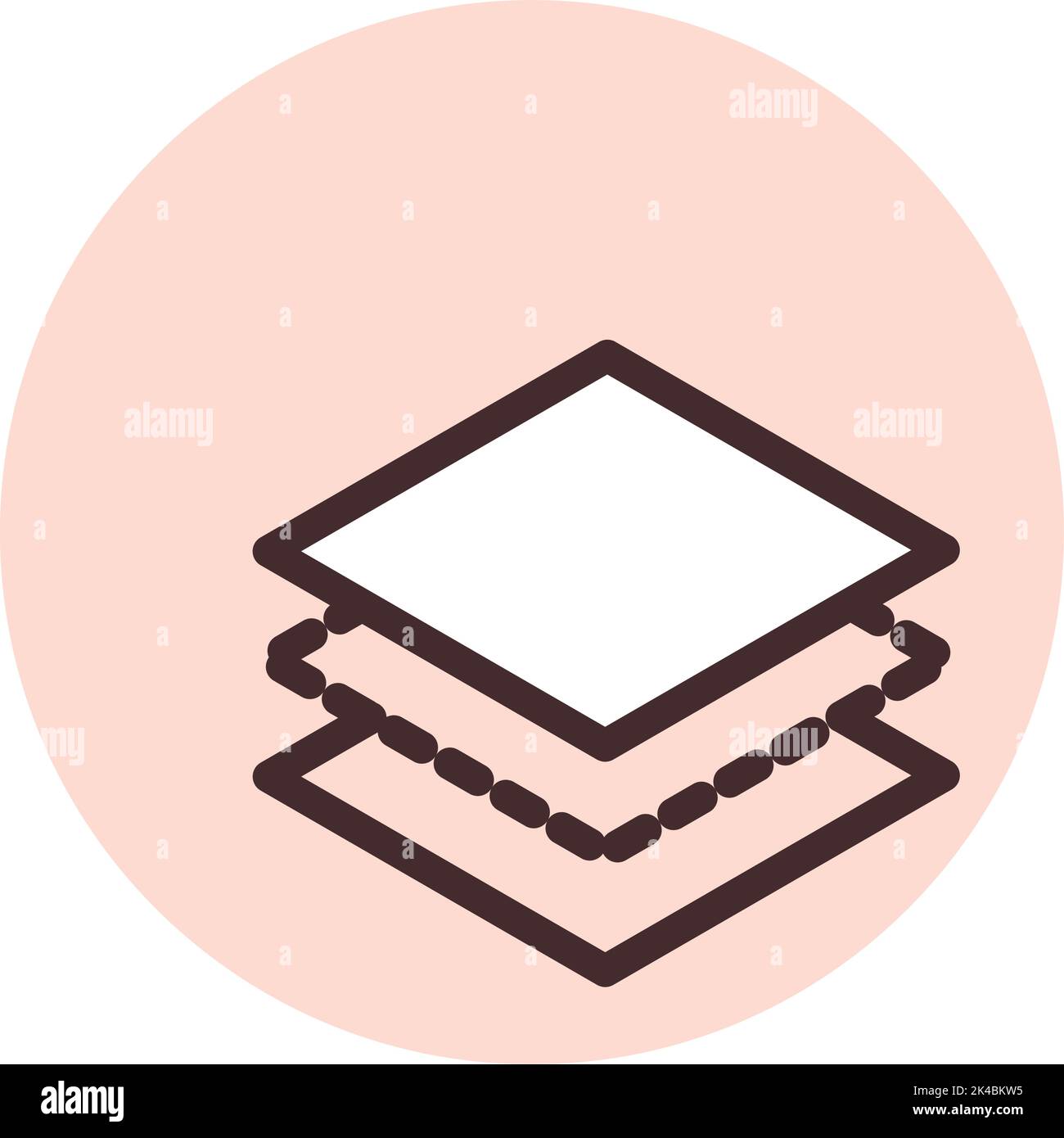 Graphic design layer , illustration, vector on white background Stock ...