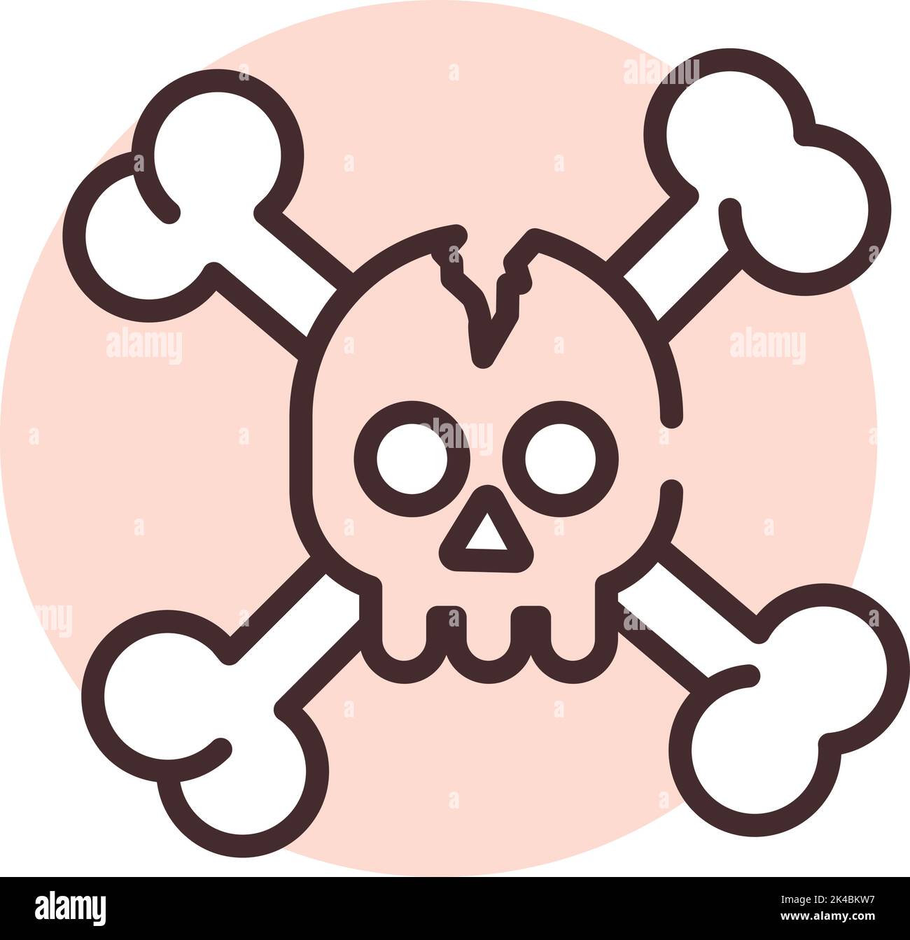 Disaster toxic substance, illustration, vector on white background ...