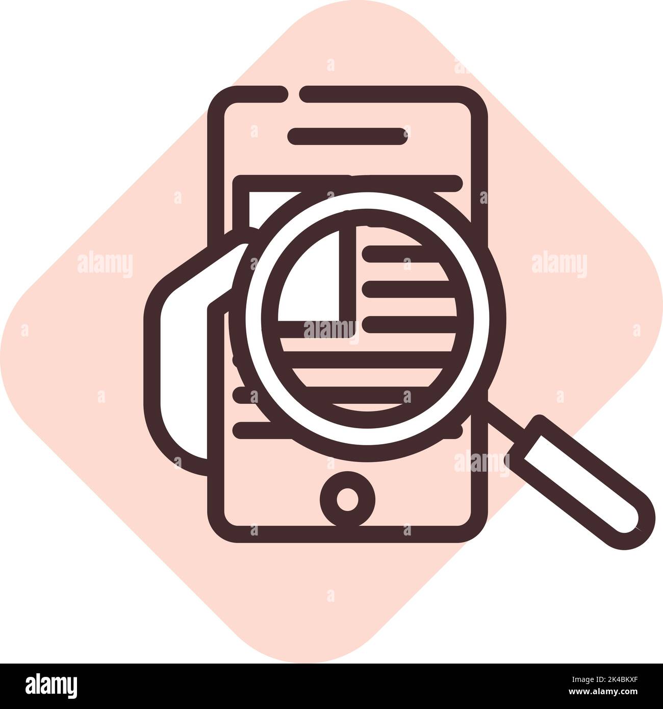 E book search, illustration, vector on white background Stock Vector ...