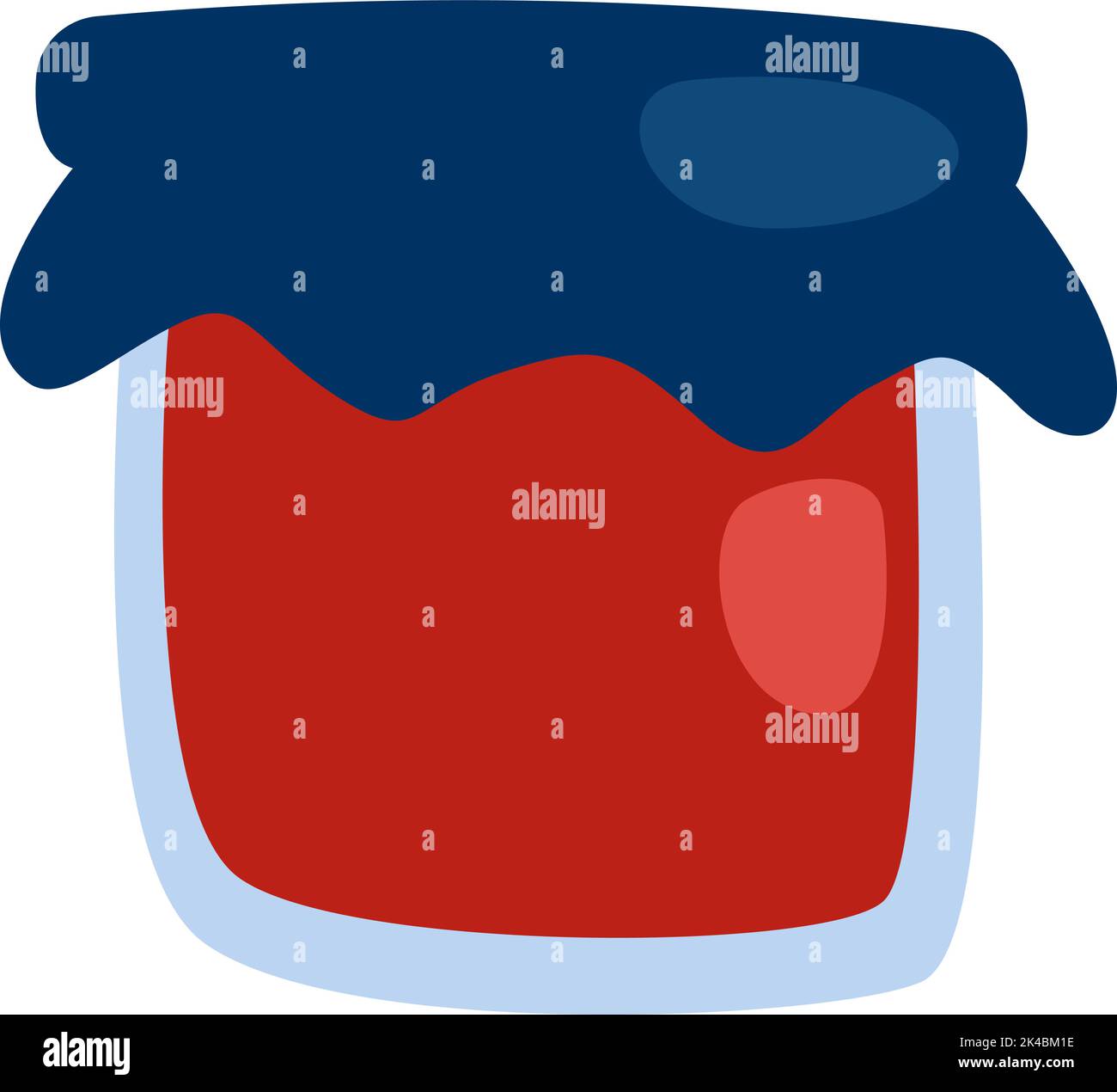 Red cherry jam Stock Vector Images - Alamy