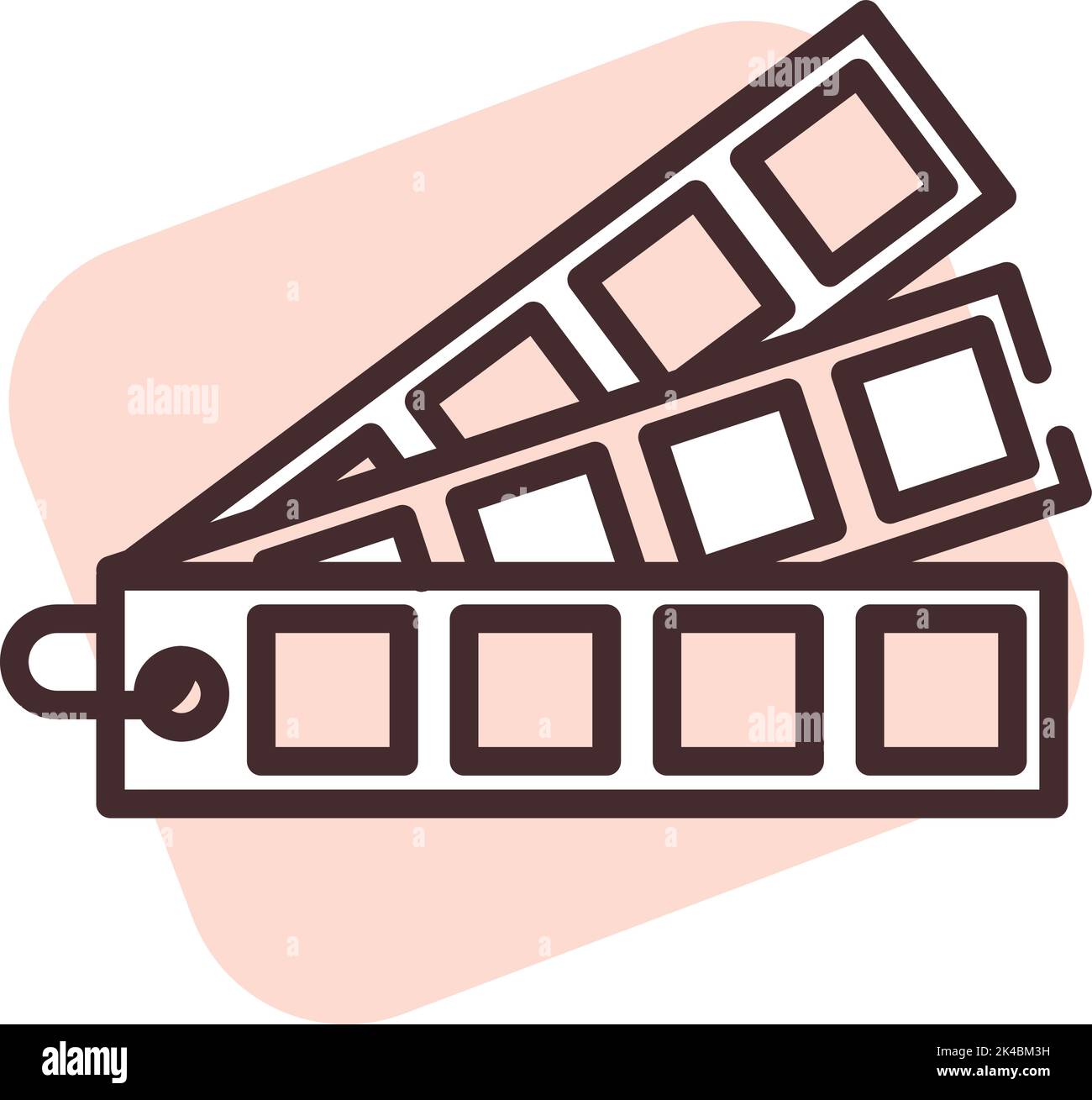 Abstract color palette design Stock Vector Images - Alamy