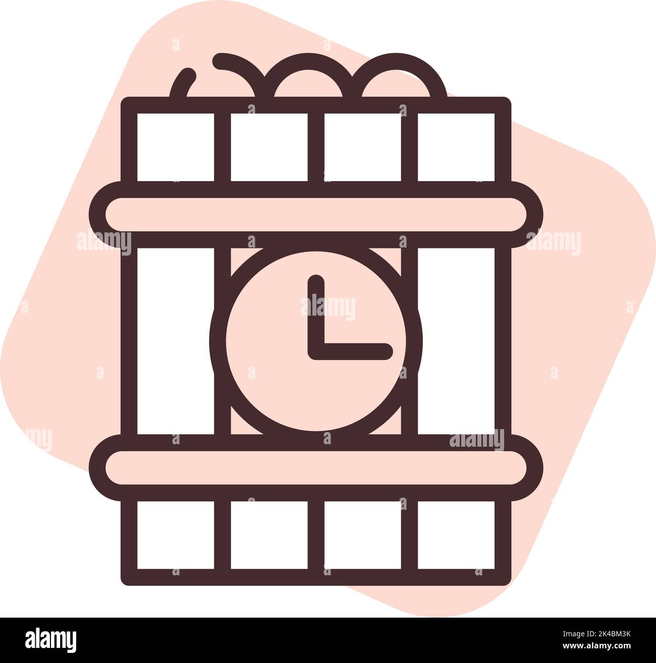 Disaster terorists, illustration, vector on white background Stock ...