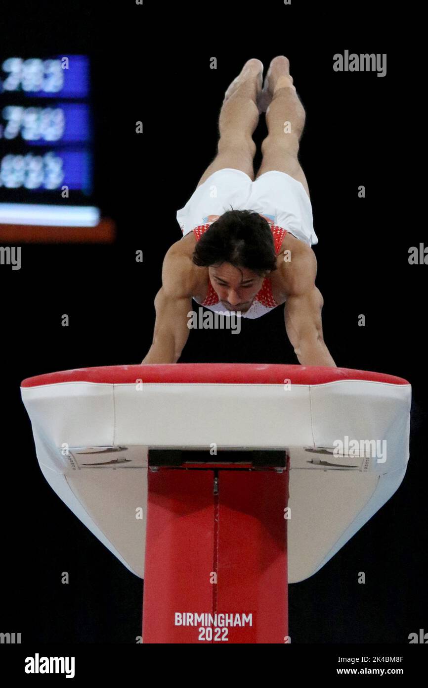 Jake JARMAN of England wins gold in the Men's Vault - Final at the 2022 ...