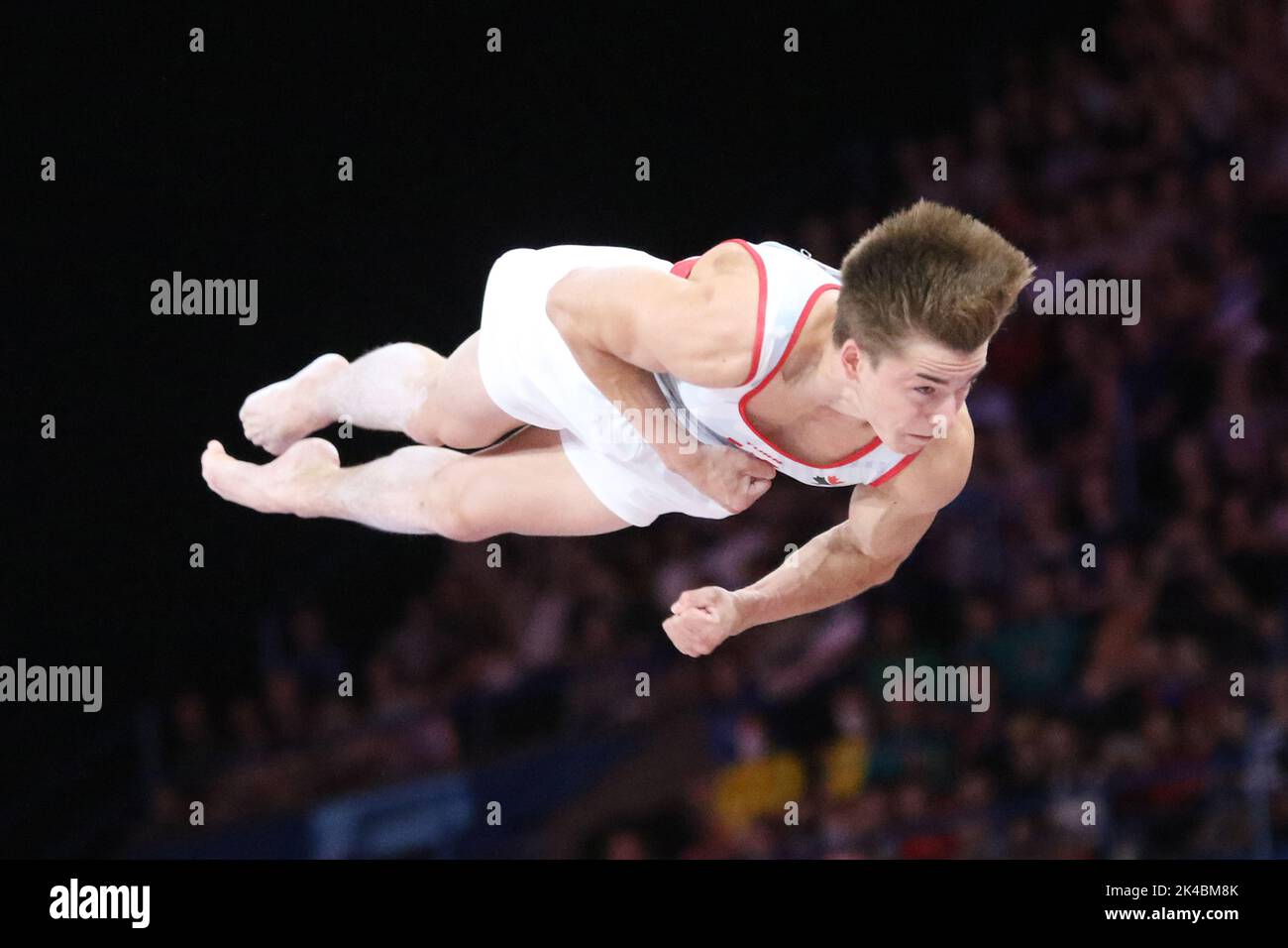 Felix DOLCI of Canada in the Men's Vault - Final at the 2022 ...