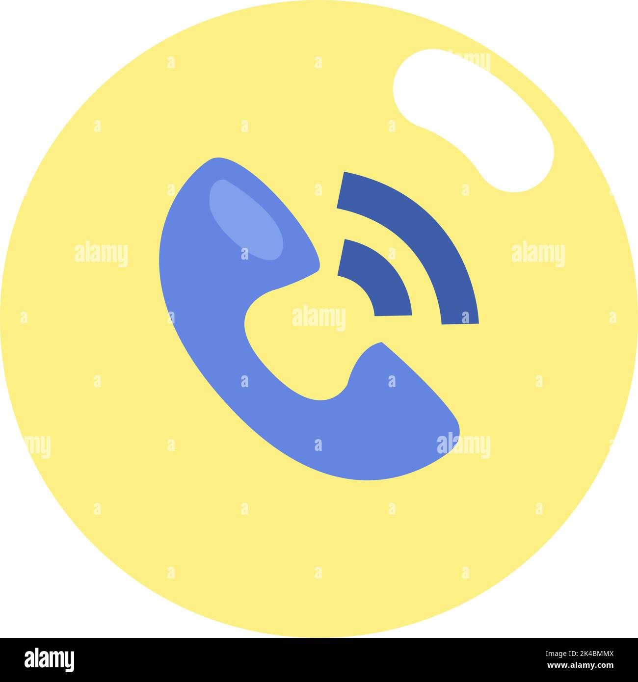 Hotel call, illustration, vector on white background Stock Vector Image ...