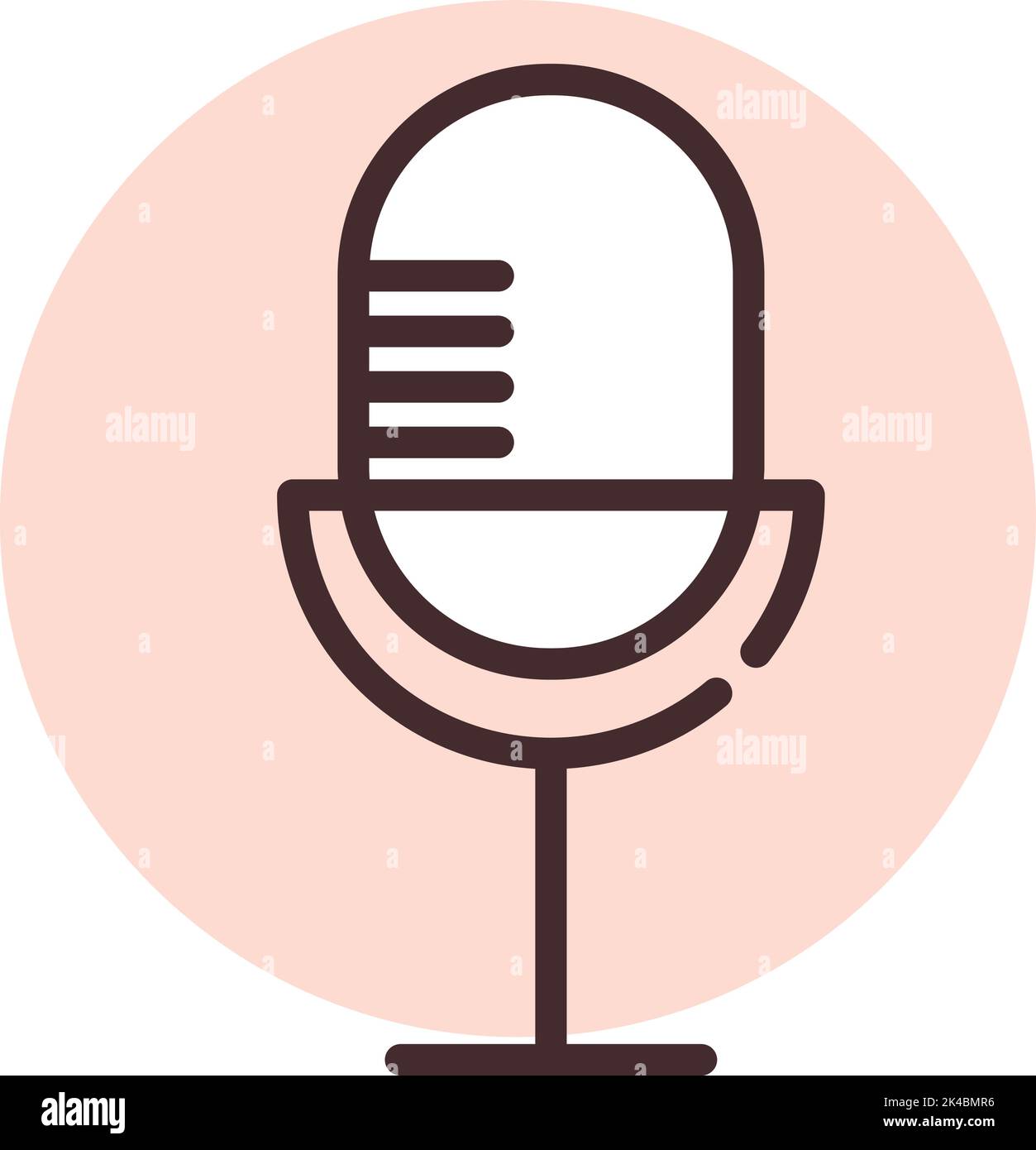Hobbies singing, illustration, vector on white background Stock Vector ...