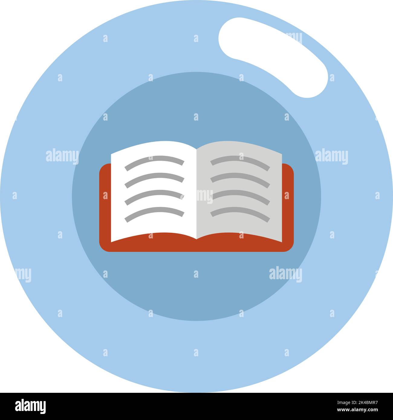 Hobby reading, illustration, vector on white background Stock Vector ...