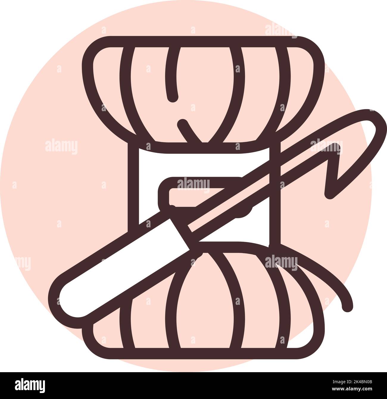 Crocheting hand needlework Cut Out Stock Images & Pictures - Alamy