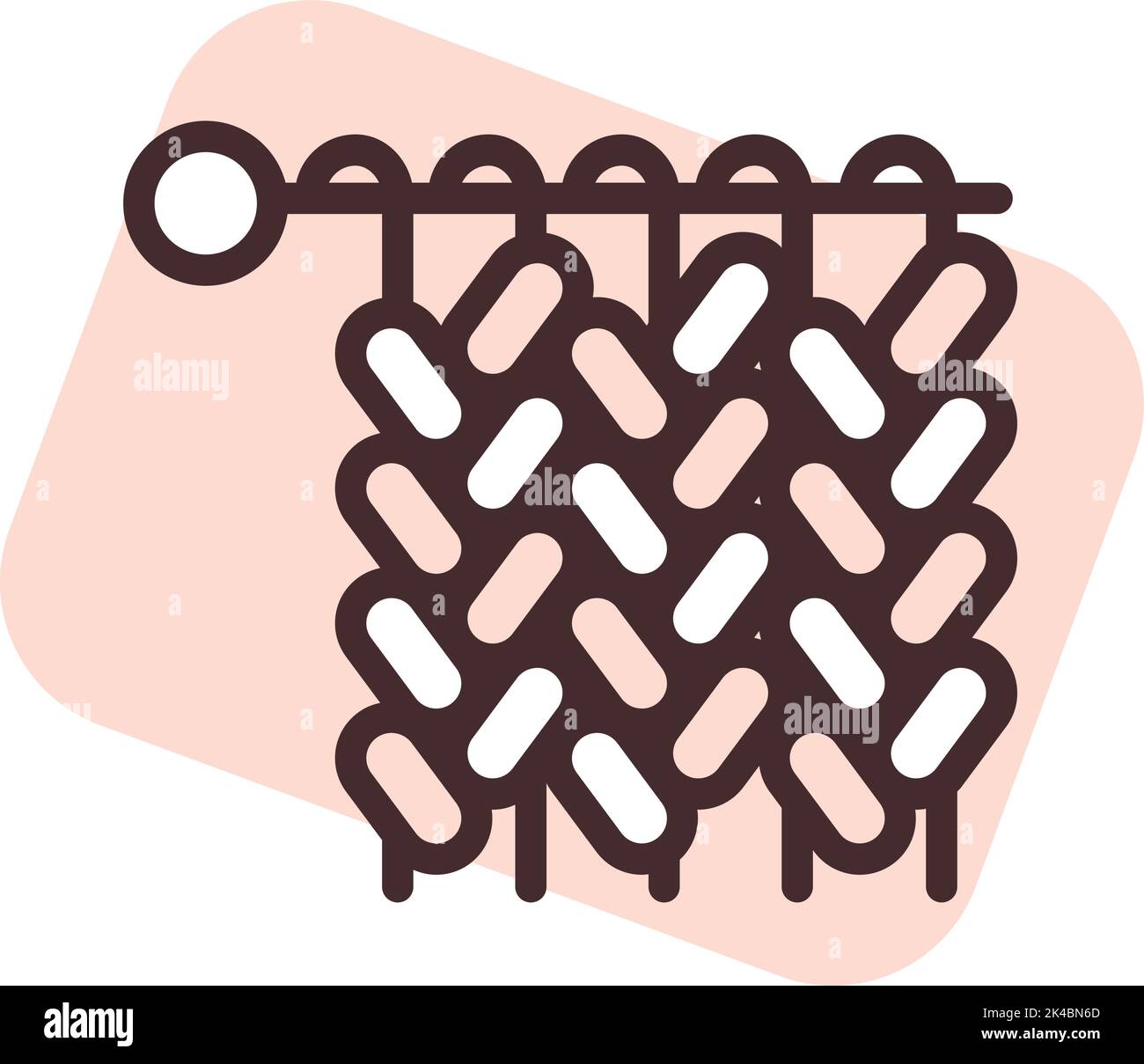 Hobbies knitting, illustration, vector on white background Stock Vector ...