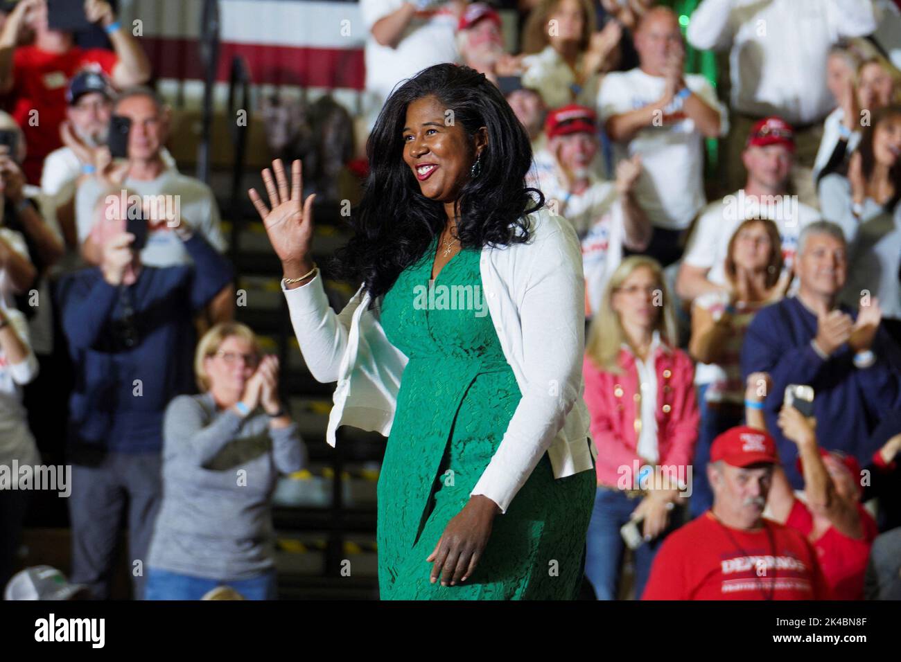 Kristina karamo secretary of state hi-res stock photography and images ...