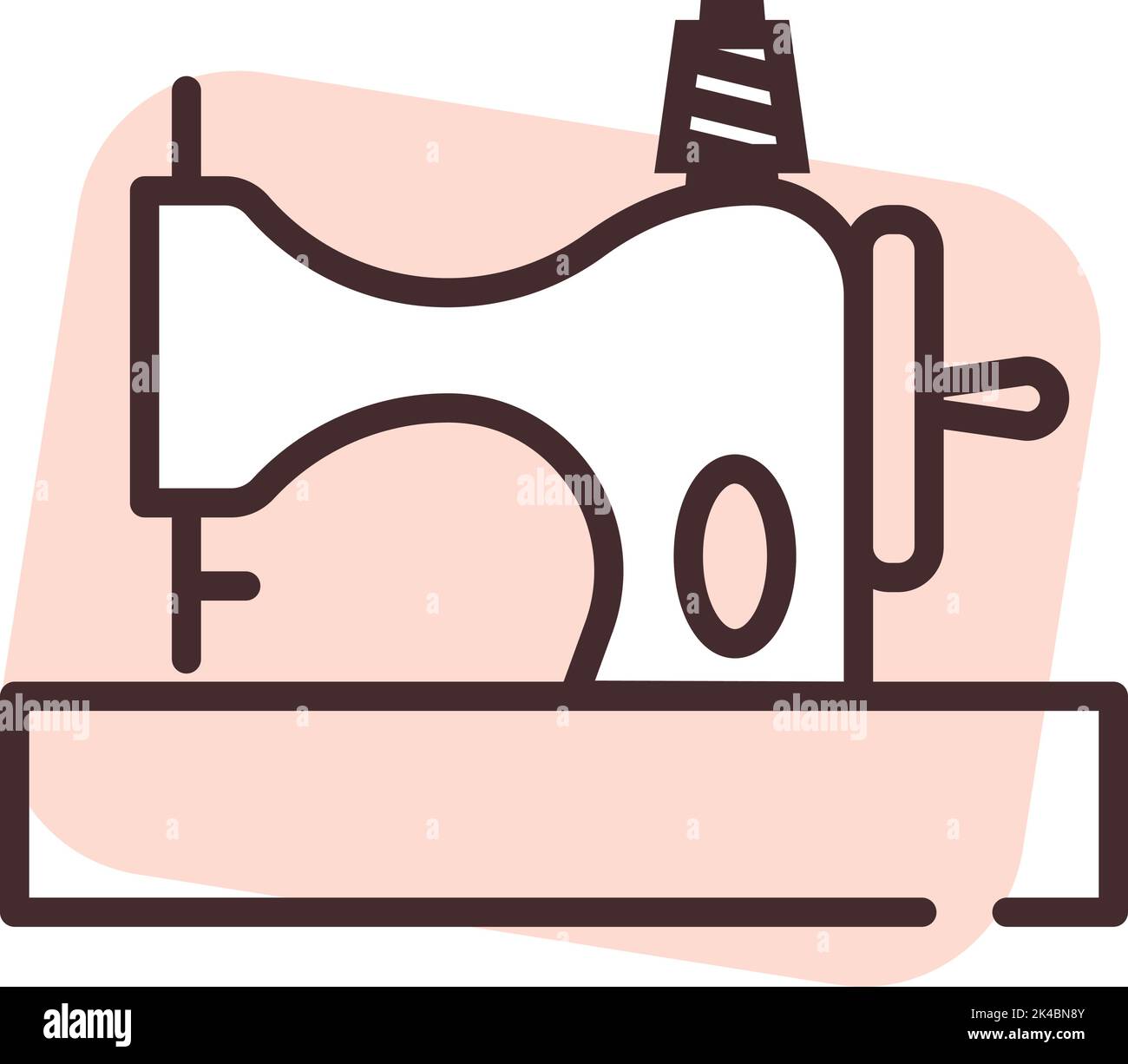 Hobbies sewing, illustration, vector on white background Stock Vector ...