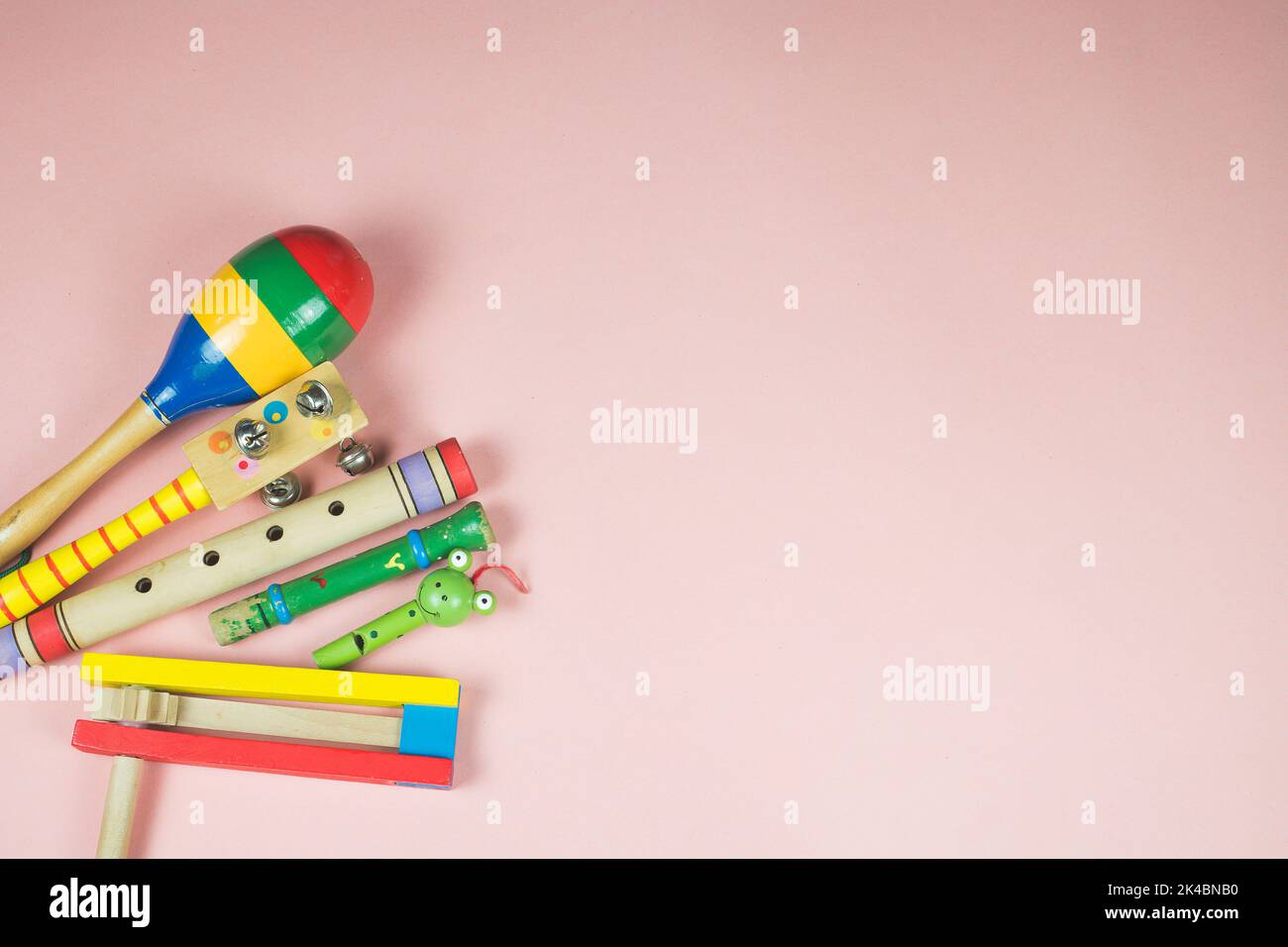 Child playing musical instrument funny hi-res stock photography and ...