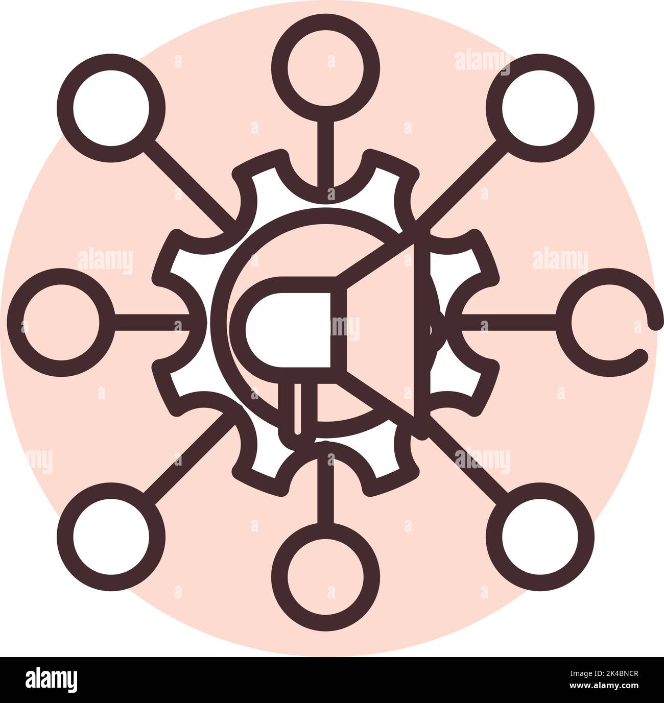 Marketing ads optimization, illustration, vector on white background ...