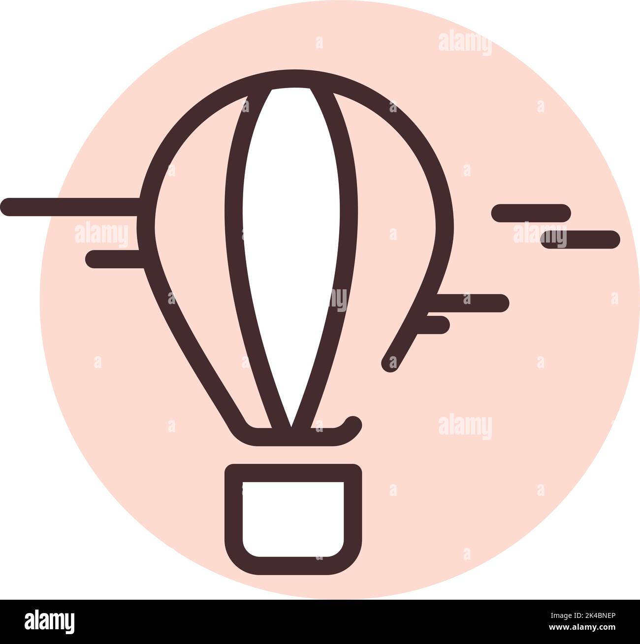 Hobbies air balloon, illustration, vector on white background Stock ...