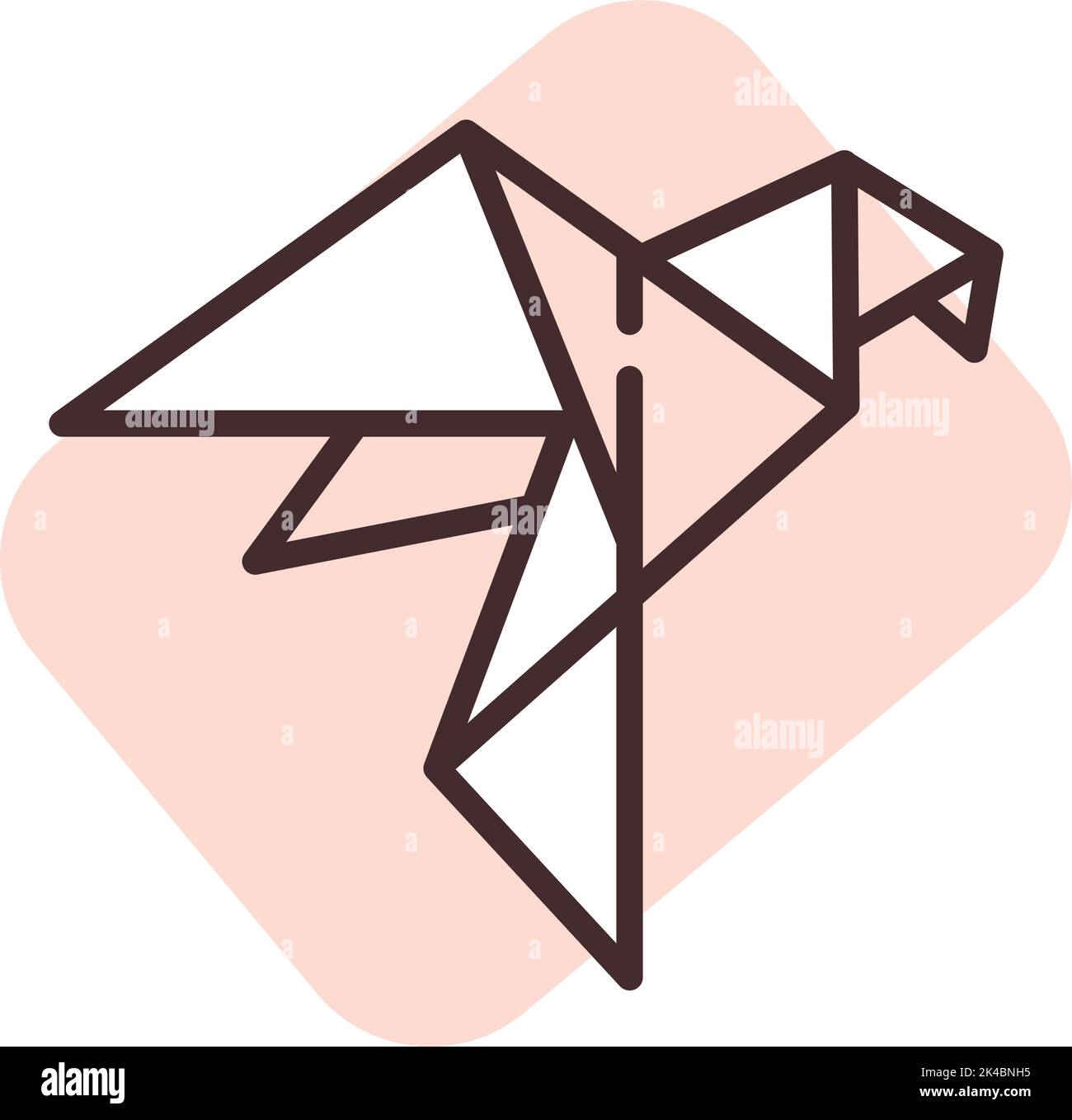 Hobbies origami, illustration, vector on white background Stock Vector ...