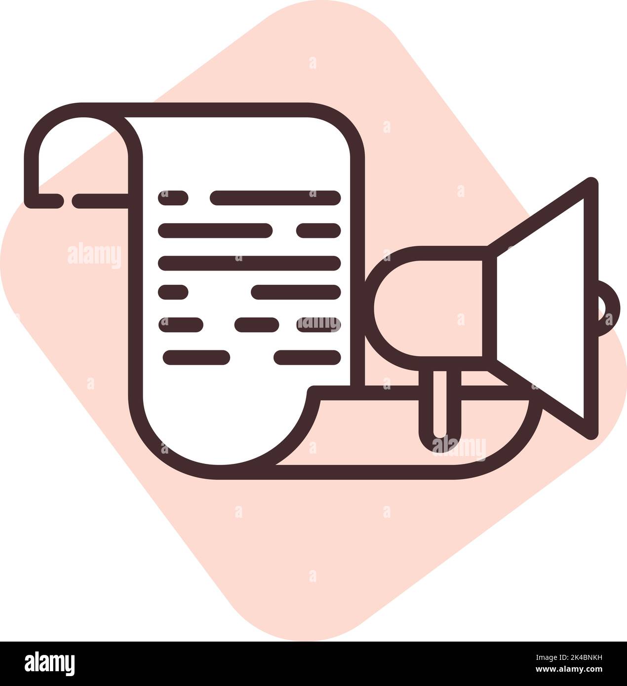 Marketing copywrite, illustration, vector on white background Stock ...