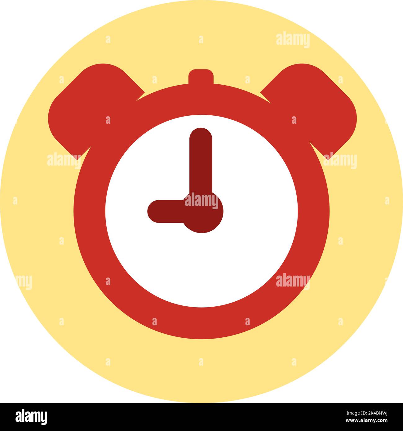 Logistics alarm clock, illustration, vector on white background Stock ...
