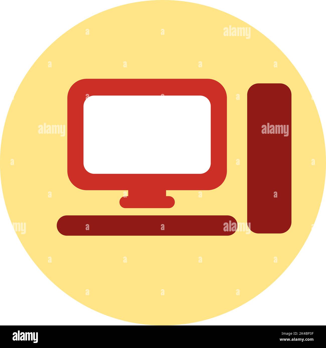 Logistics computer, illustration, vector on white background Stock ...