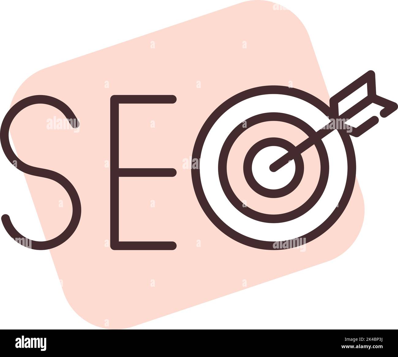 Marketing SEO, illustration, vector on white background Stock Vector ...