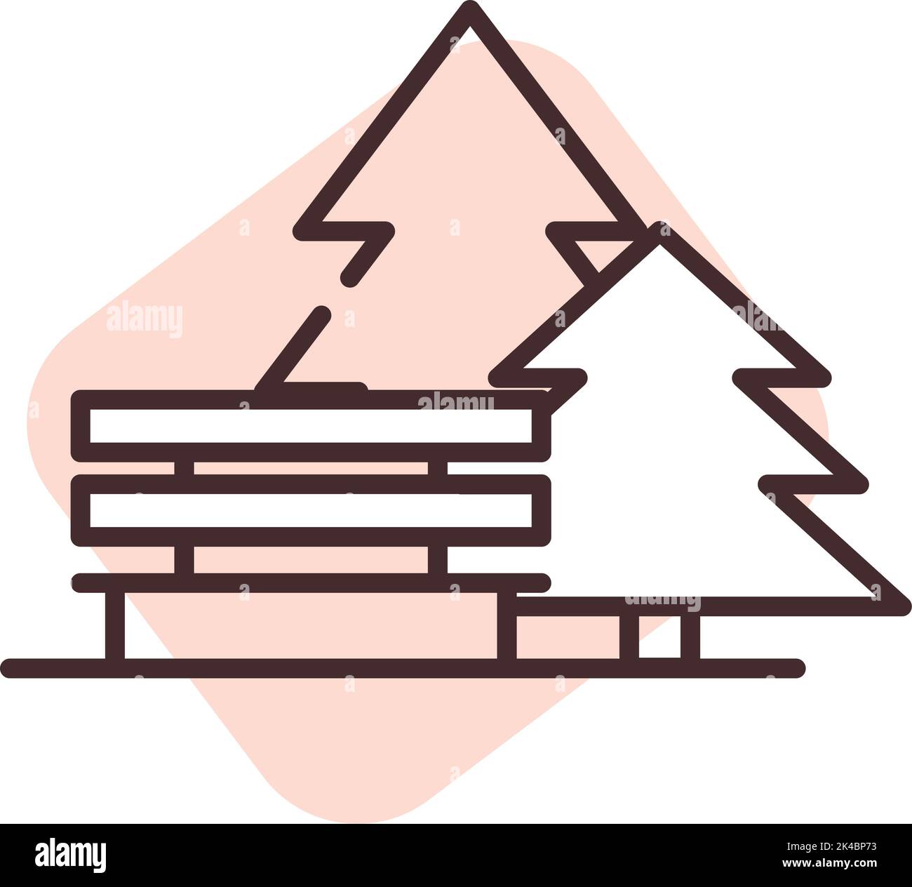 Park rest place , illustration, vector on white background Stock Vector ...