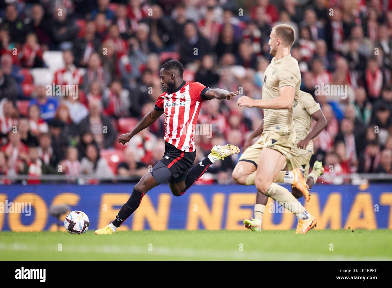 Inaki Williams of Athletic Club during the Spanish championship La Liga ...