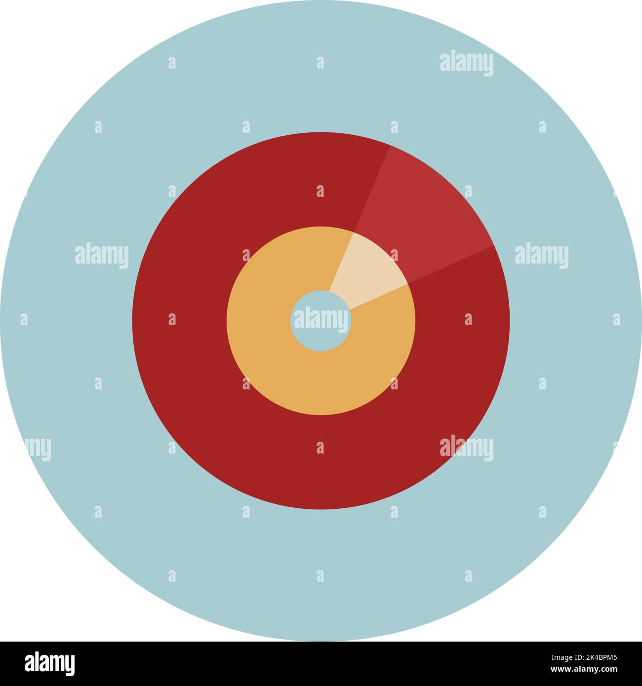Movie disk, illustration, vector on white background Stock Vector Image ...