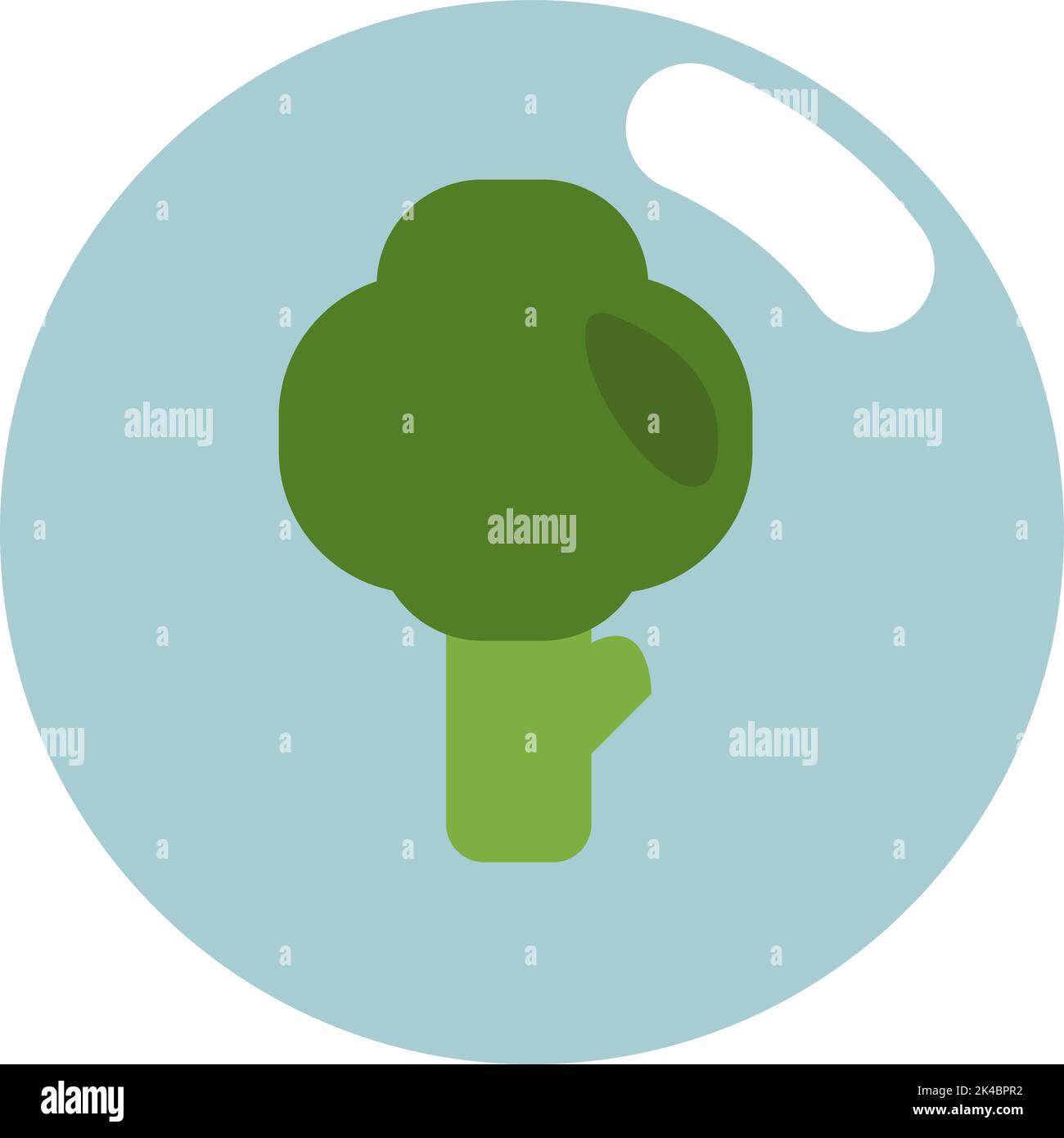 Green decorative tree, illustration, vector on white background Stock ...