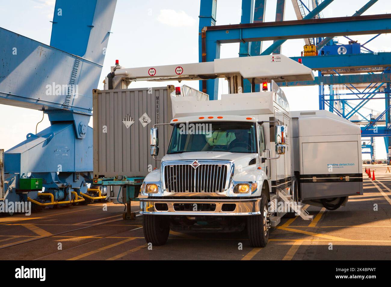 CBP conducts NII or non-intrusive inspections on seaport containers at ...