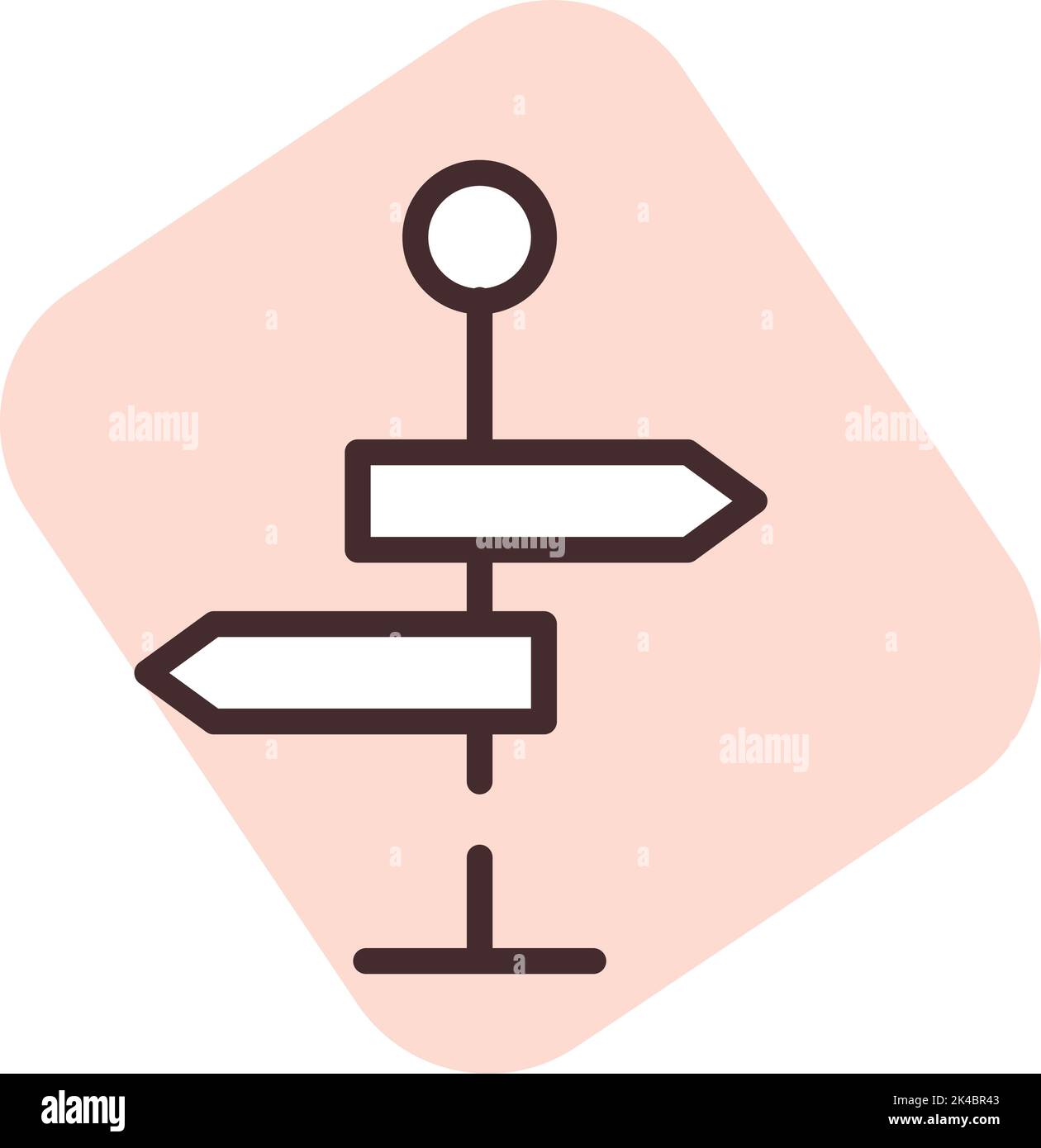 Sign information direction directions map Stock Vector Images - Alamy