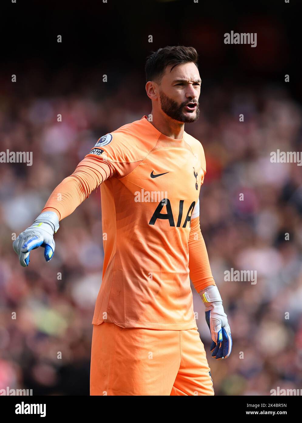 London, UK. 1st Oct, 2022. Hugo Lloris of Tottenham during the Premier ...