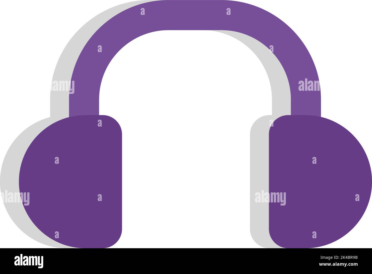 Purple headphones Stock Vector Images - Alamy