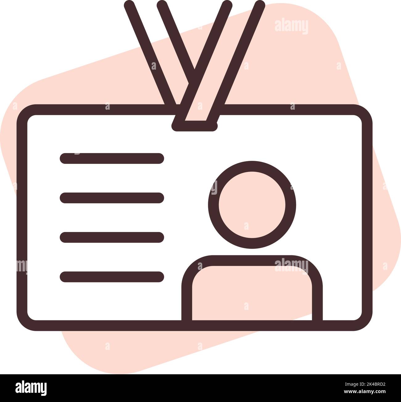 Office id, illustration, vector on white background Stock Vector Image ...