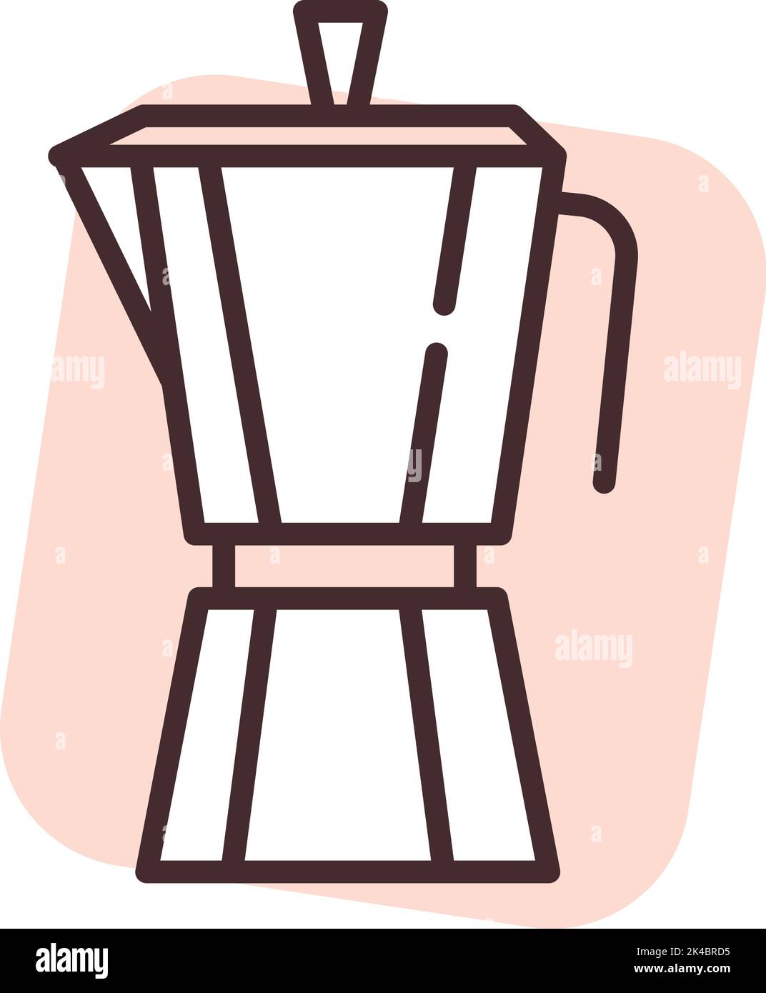 Office coffee machine, illustration, vector on white background Stock ...
