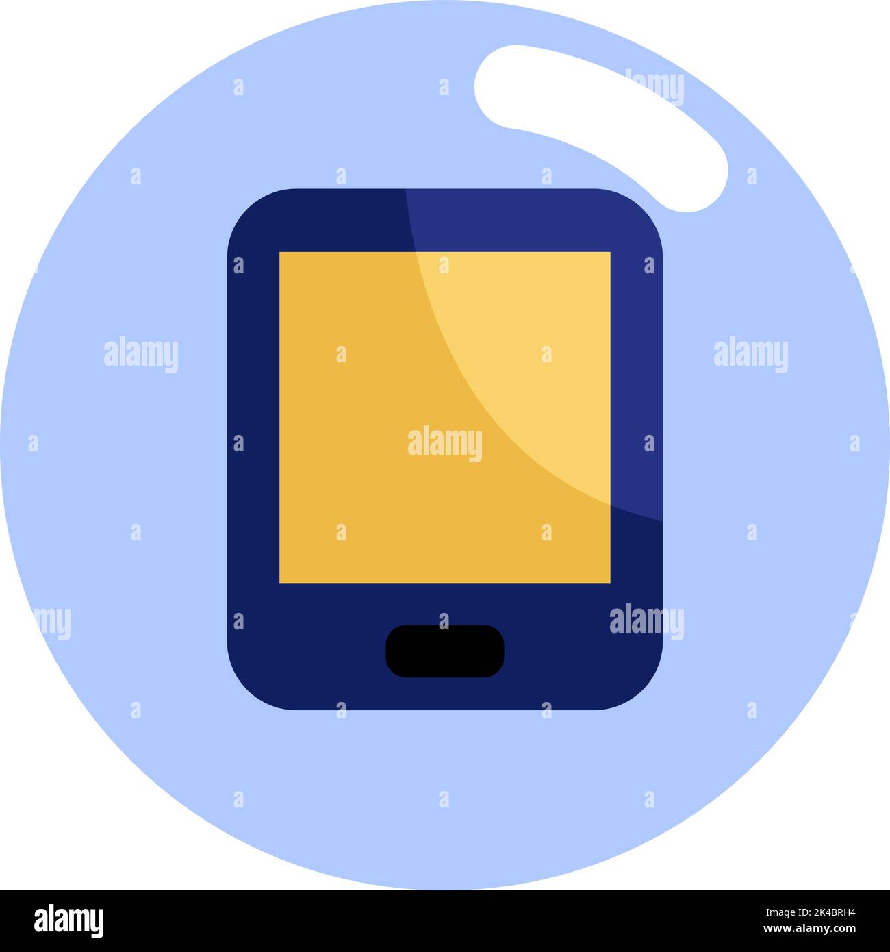 Police phone, illustration, vector on white background Stock Vector ...