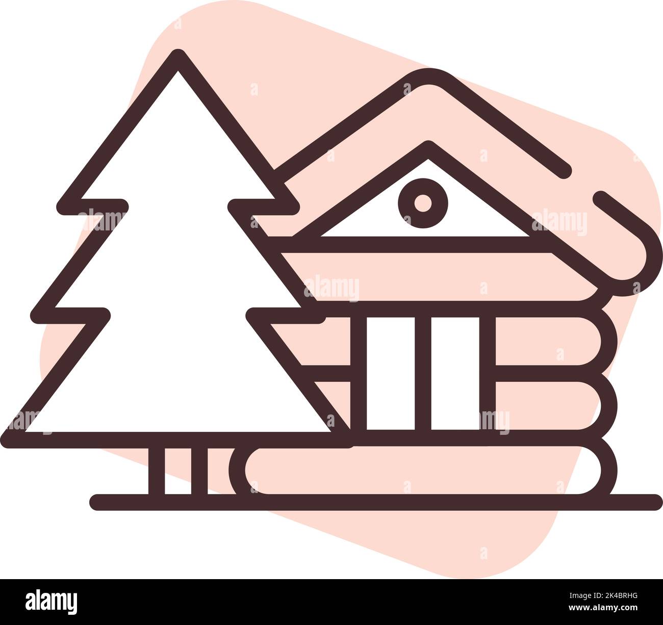 Cold cabin Stock Vector Images - Alamy
