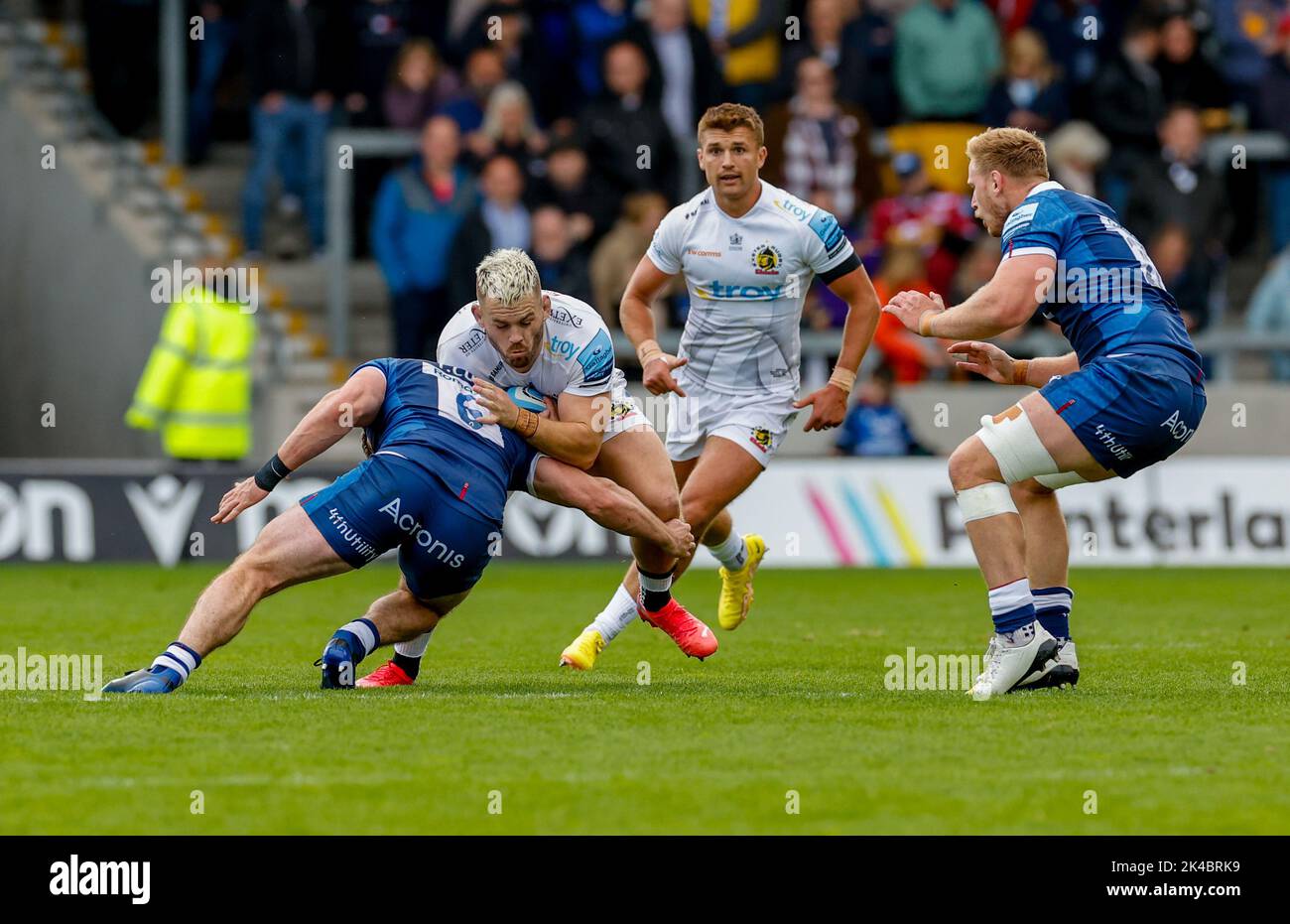 Sale, UK. 1st October 2022 ; AJ Bell Stadium, Sale, England; Gallagher ...