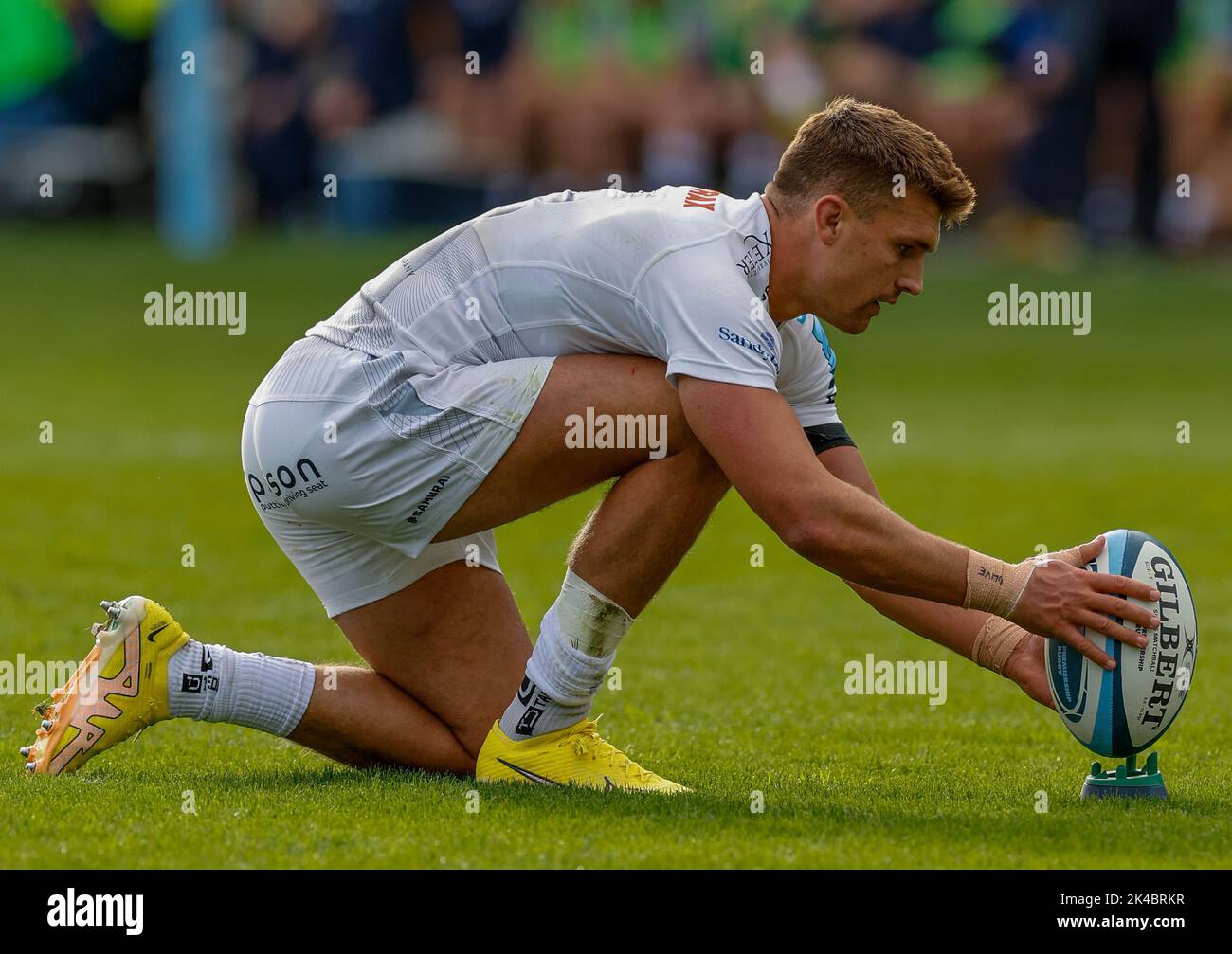 Sale, UK. 1st October 2022 ; AJ Bell Stadium, Sale, England; Gallagher ...