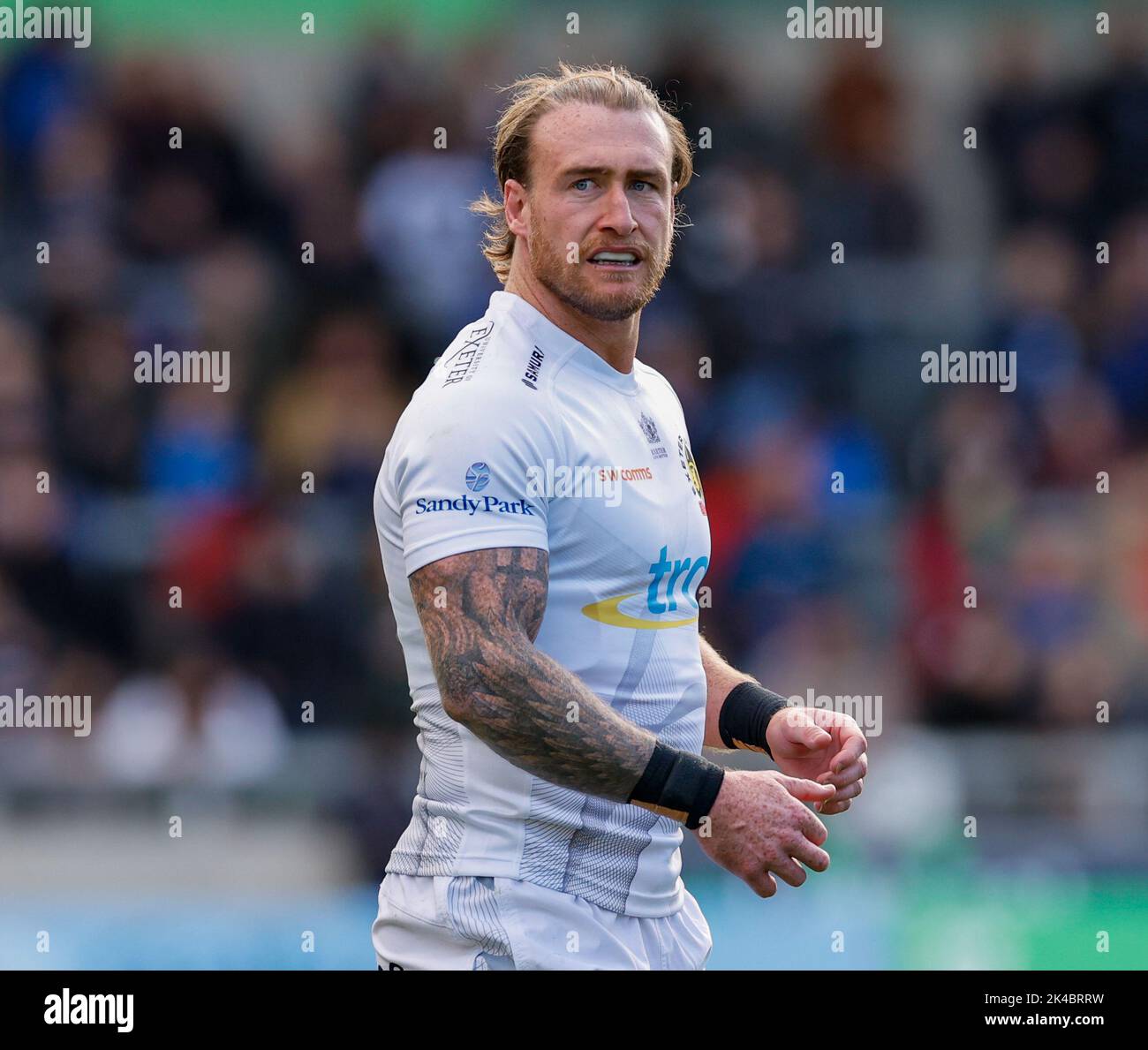 Sale, UK. 1st October 2022 ; AJ Bell Stadium, Sale, England; Gallagher ...