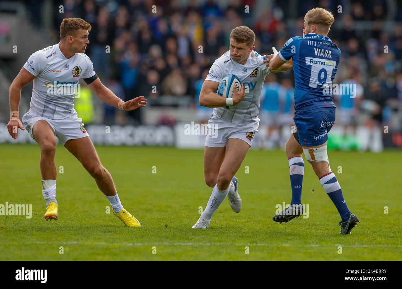 Sale, UK. 1st October 2022 ; AJ Bell Stadium, Sale, England; Gallagher ...