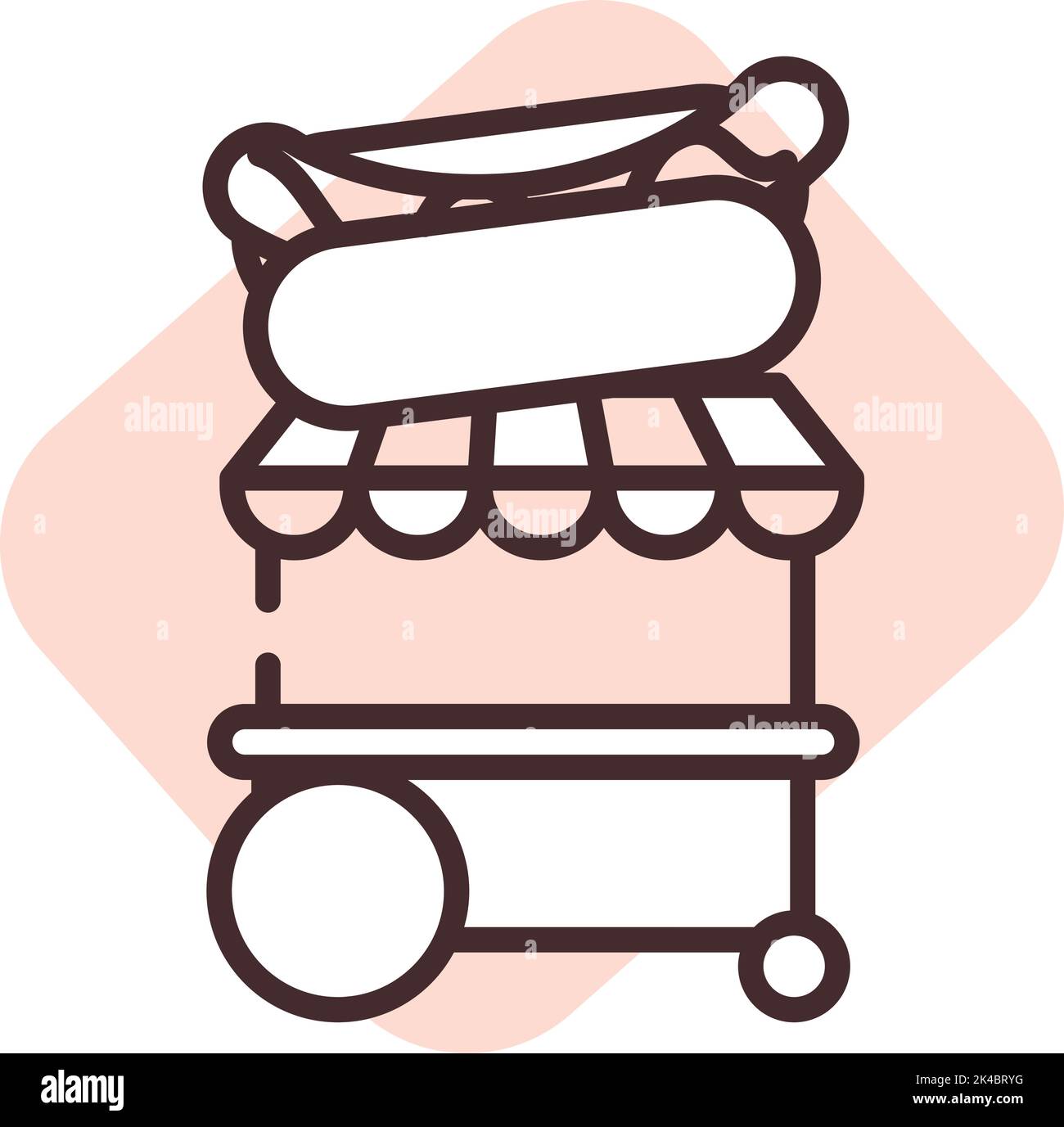 City food vector vectors Cut Out Stock Images & Pictures - Alamy
