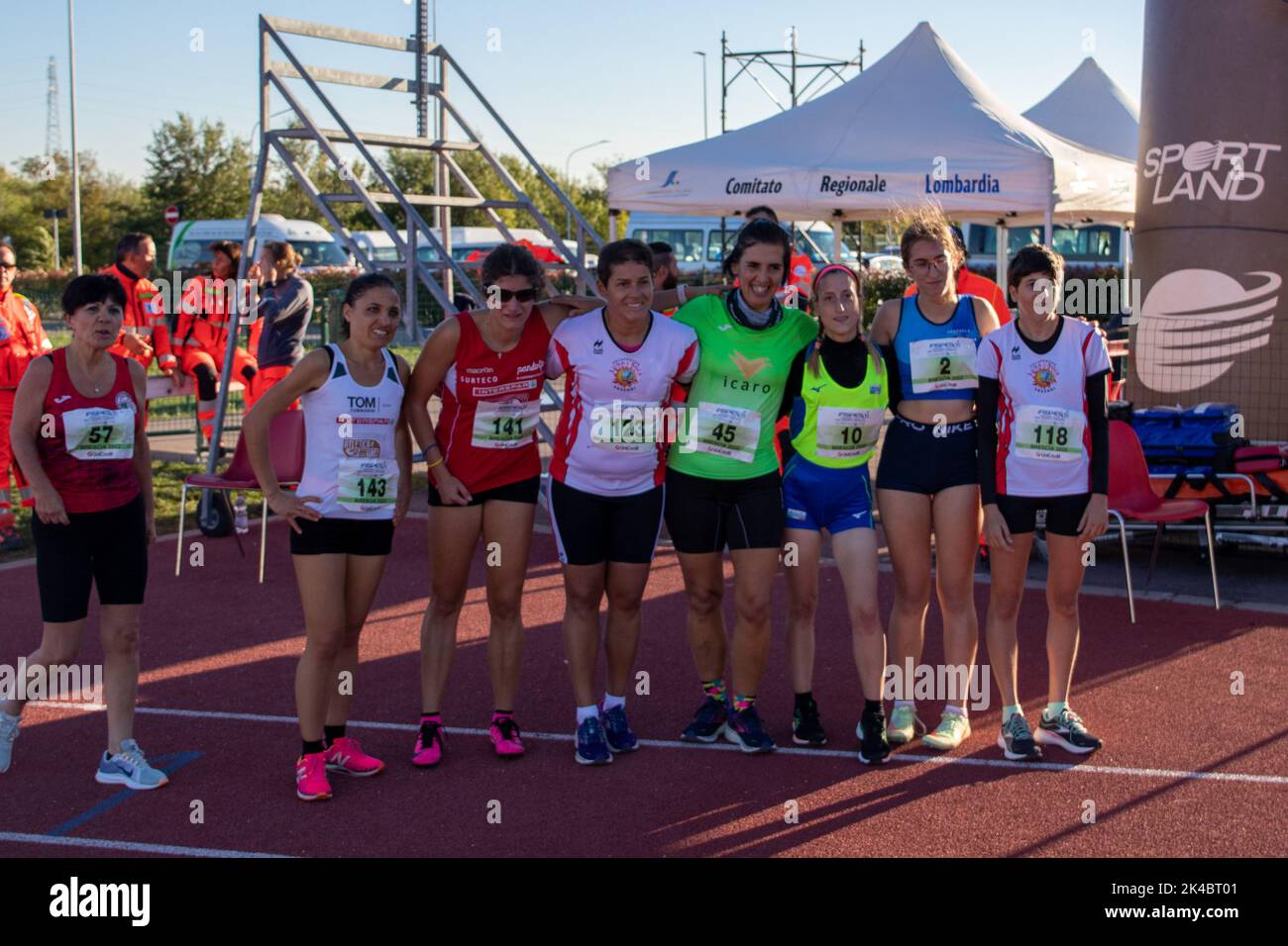 Athletics track Gabre Gabric, Brescia, Italy, October 01, 2022, Maria ...