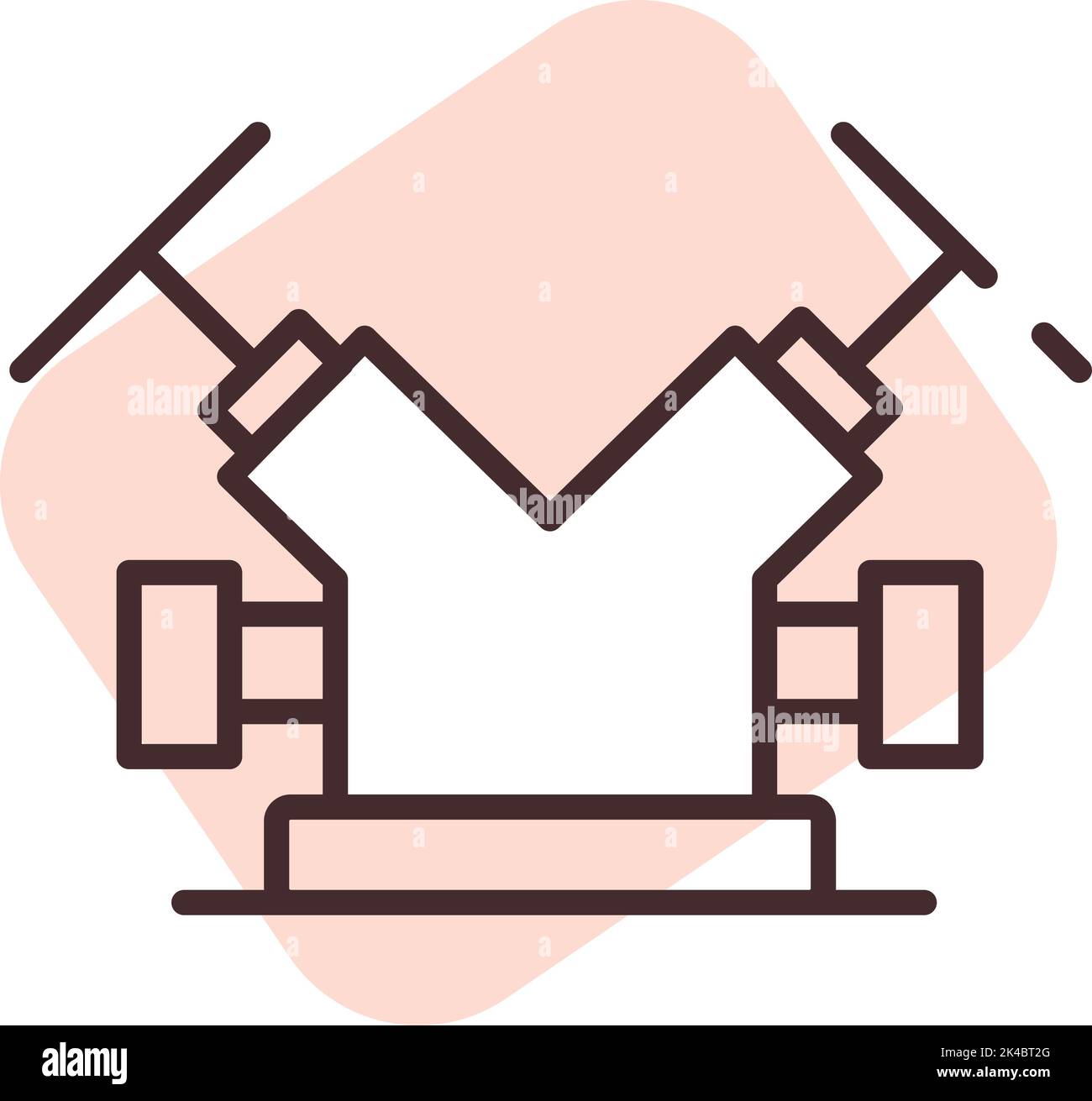Plumbing pipes, illustration, vector on white background Stock Vector ...