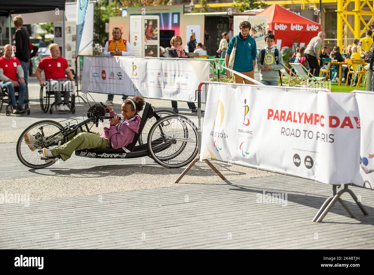Illustration picture shows the 'Road to Paris' event on the occasion of ...