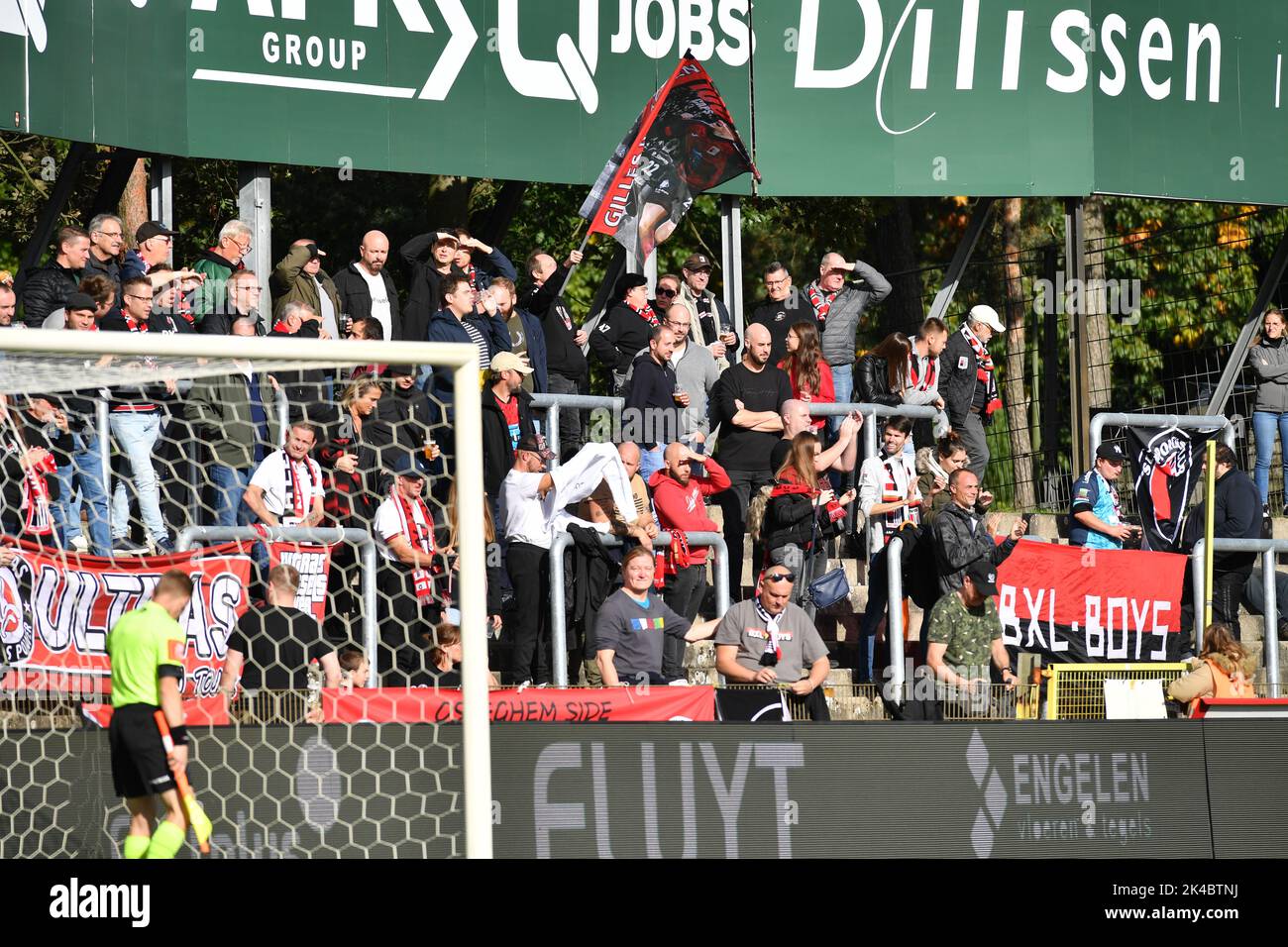 Rwdm's supporters pictured at a soccer match between Lommel SK and RWD ...
